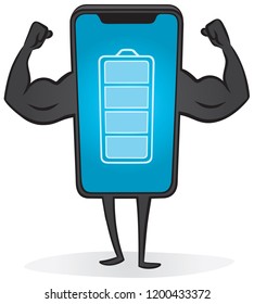 Mobile Phone Fully Charged Battery Ready Stock Vector (Royalty Free) 1200433372 | Shutterstock