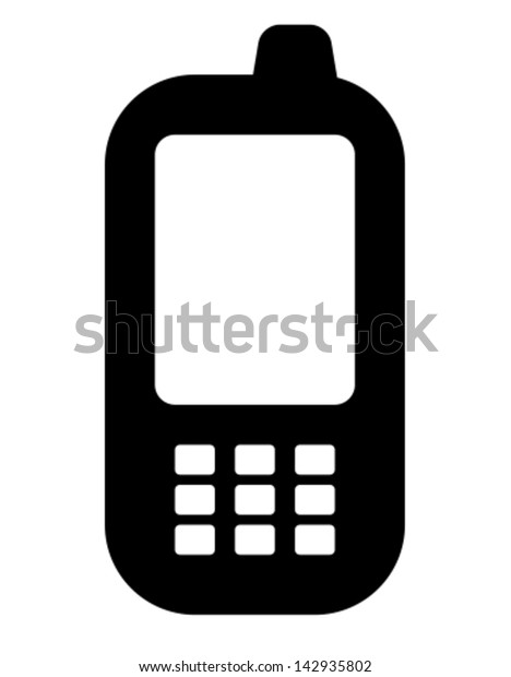 Mobile Phone Icon : image vectorielle de stock (libre de droits) 142935802