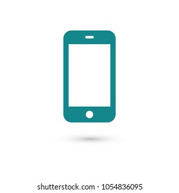 Mobile Phone Icon Vector Illustration Minimalist Stock Vector (Royalty ...