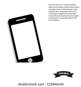 Mobile Phone Paper Artwork Vector Designeps10 Stock Vector (Royalty ...