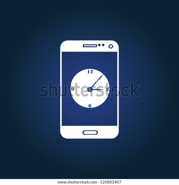 Mobile Phone Push Notification Vector Illustration Stock Vector ...