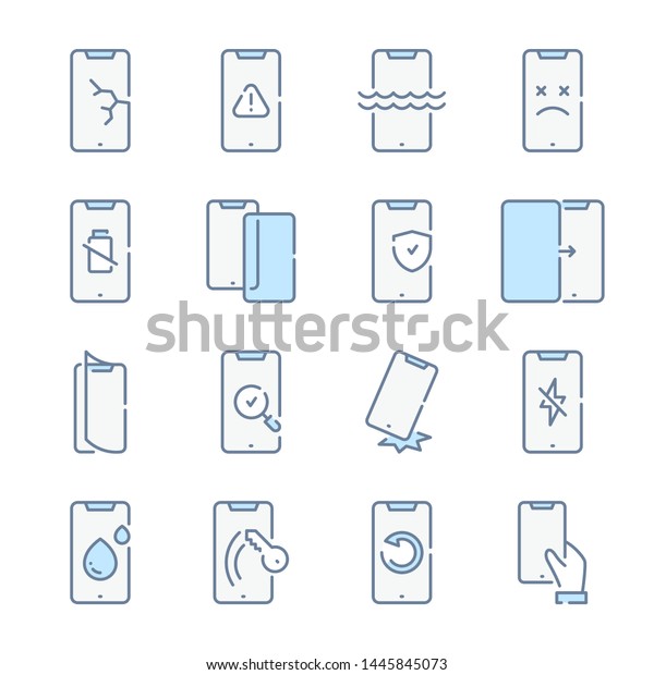 Mobile Phone Repair Cell Phone Problems Stock Vector (Royalty Free ...