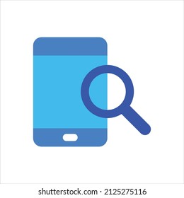 Mobile Phone Search Icon Vector Graphic Stock Vector (Royalty Free ...