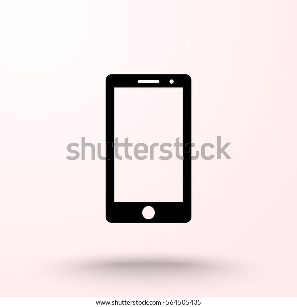 Mobile Phone Sign Icon Vector Illustration Stock Vector (Royalty Free ...