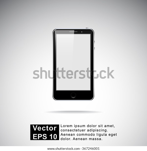 Mobile Phone Sign Icons Vector Illustration Stock Vector (Royalty Free ...