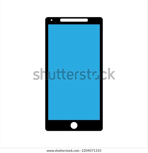 Mobile Phone Simple Clip Art Vector Stock Vector (Royalty Free ...