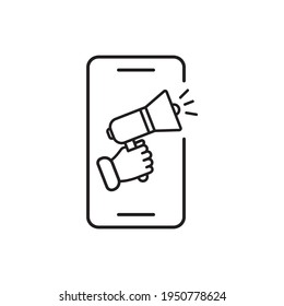 Mobile Phone Speaker Vector Stock Vector (Royalty Free) 1950778624 ...