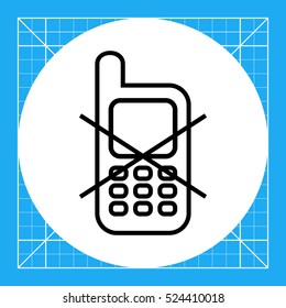 Mobile Phone Use Prohibited Stock Vector (Royalty Free) 524410018 ...