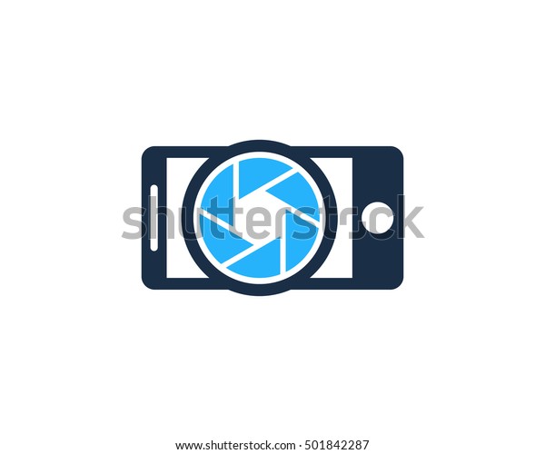 Mobile Photography Logo Design Template Stock Vector (Royalty Free ...