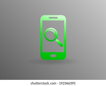 Mobile Search Stock Vector (Royalty Free) 192366395 | Shutterstock