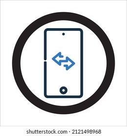 Mobile Transaction Smart Phone Transfer Icon Stock Vector (Royalty Free ...