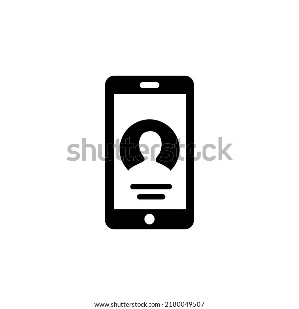 Mobile User Icons Mobile Phone Icon Stock Vector (Royalty Free ...