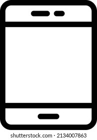 Mobile Vector Illustration Isolated On Transparent Stock Vector ...