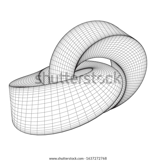 Mobius Strip Ring Knot Sacred Geometry: เวกเตอร์สต็อก (ปลอดค่าลิขสิทธิ์ ...