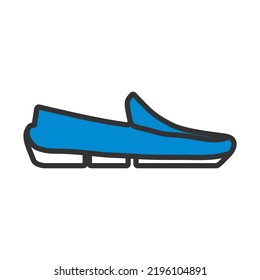 Moccasin Icon Editable Bold Outline Color Stock Vector (Royalty Free) 2196104891 | Shutterstock