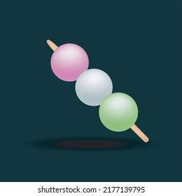 Mochi Emoji Vector Illustration Isolated On Stock Vector (Royalty Free ...
