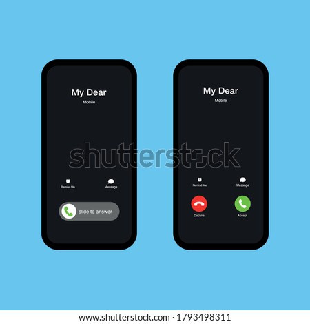 Iphone Incoming Call Screen Psd