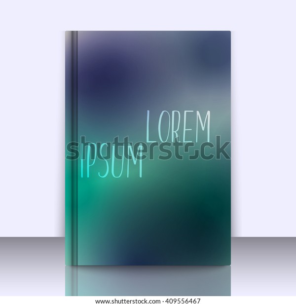 Mockup Stylish Background Soft Gradients Space Stock Vector (Royalty ...