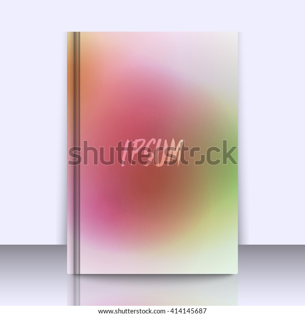 Mockup Stylish Background Soft Gradients Space Stock Vector (Royalty ...