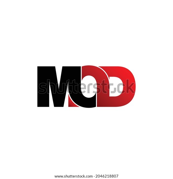 Mod Letter Monogram Logo Design Vector Stock Vector (Royalty Free ...