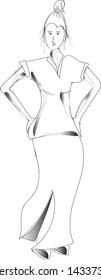 Modeling Icon Catwalk Events Stock Vector (Royalty Free) 1433738780 ...