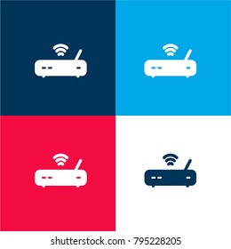 Modem Four Color Material Minimal Icon Stock Vector (Royalty Free ...