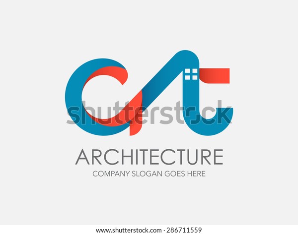 Modern Abstract Architecture Logo Design Typo Stock Vector (Royalty ...