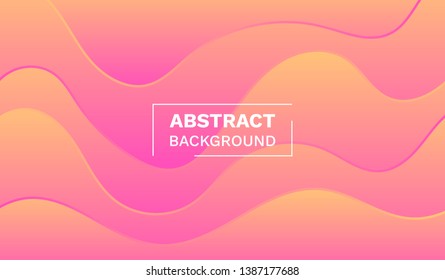 Cute Sweet Liquid Gradient Abstract Background Stock Vector (Royalty ...