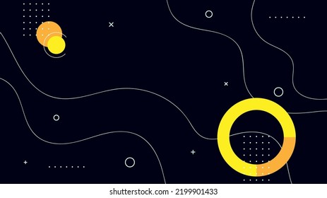 Modern Abstract Background Retro Memphis Wave Stock Vector (Royalty ...