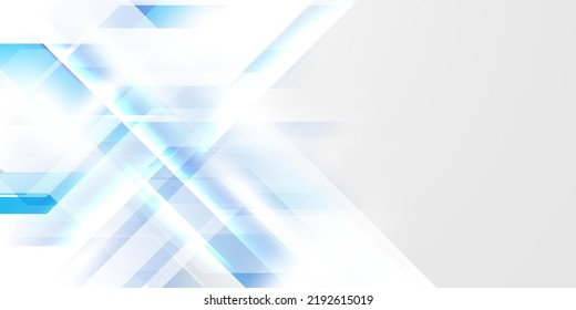Modern Abstract Blue White Technology Background Stock Vector (Royalty ...