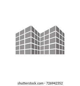 Modern Abstract Building Shape Logo Design Stock Vector (Royalty Free ...