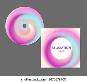 Modern Abstract Cd Cover Cool Gradient Stock Vector (Royalty Free ...