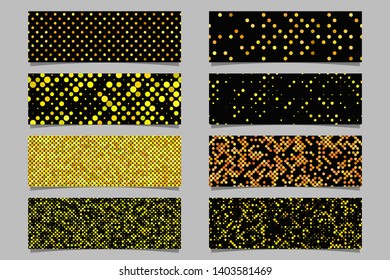 Modern Abstract Dot Pattern Banner Background Stock Vector (Royalty ...