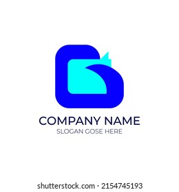 Modern Abstract G Chat Logo Messaging Stock Vector (Royalty Free ...