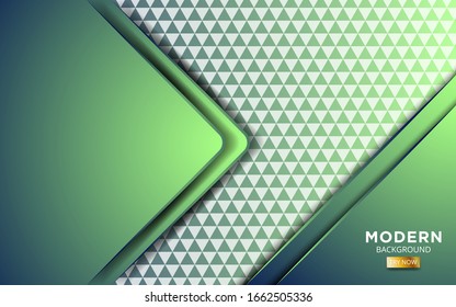 Modern Abstract Green Future Technology Background Stock Vector ...