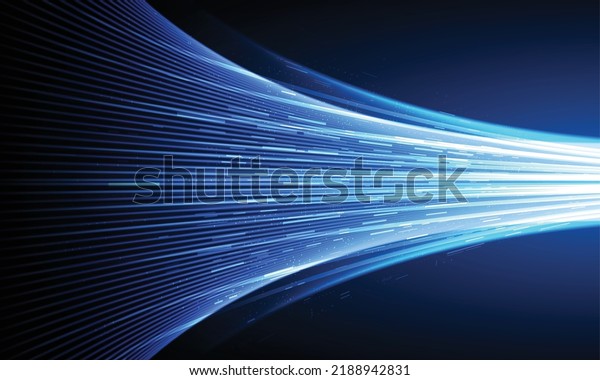 Modern Abstract Highspeed Light Effect Technology Stock Vector (Royalty ...
