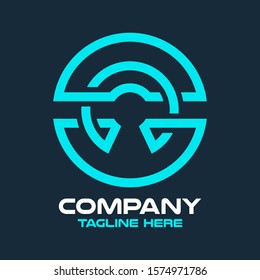Modern Abstract Keyhole Logo Vector Illustration Stock Vector (Royalty ...