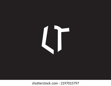 Modern Abstract Letter Lt Logo Logo Stock Vector (Royalty Free ...