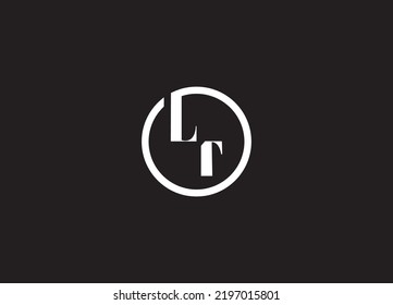 Modern Abstract Letter Lt Logo Logo Stock Vector (Royalty Free ...