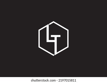Modern Abstract Letter Lt Logo Logo Stock Vector (Royalty Free ...
