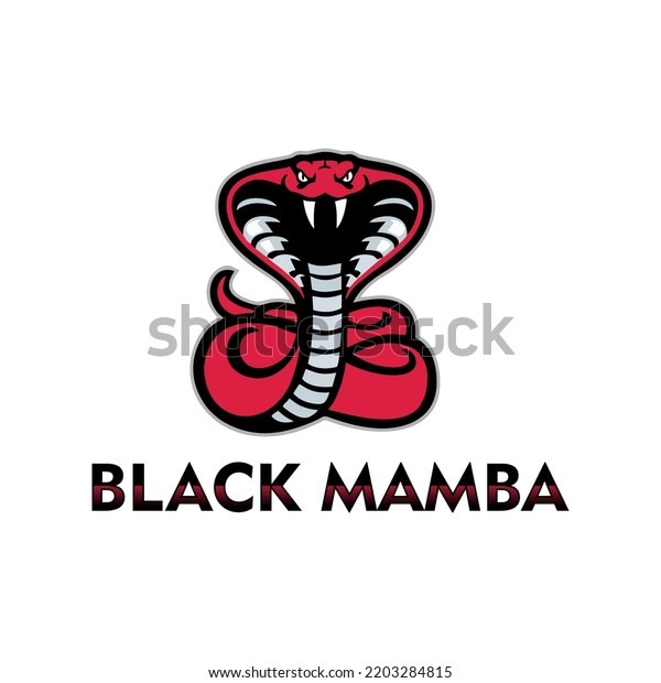 Modern Abstract Logo Mamba Snake Suitable Stock Vector (Royalty Free ...