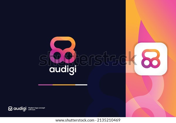 Modern Abstract Logo Shape Design Template Stock Vector (Royalty Free ...