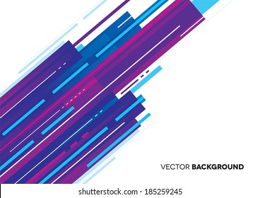 Modern Abstract Purple Blue Background Lines Stock Vector (Royalty Free ...