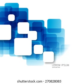 Modern Abstract Squares Background Stock Vector (Royalty Free ...