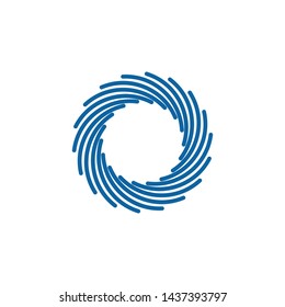 Modern Abstract Swoosh Frame Border Company Stock Vector (Royalty Free ...