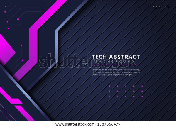 Modern Abstract Technology Background Eps 10 Stock Vector (Royalty Free ...