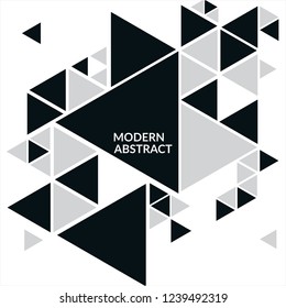 Modern Abstract Triangle Concept Illustration Stock Vector (Royalty ...
