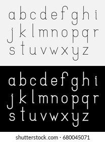 Modern Alphabet Design Setregular Bold Versions: เวกเตอร์สต็อก (ปลอดค่า ...