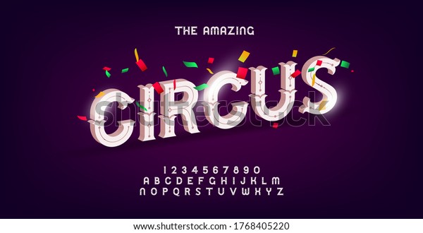 Modern Alphabet Letters Font Set Awesome Stock Vector (Royalty Free ...