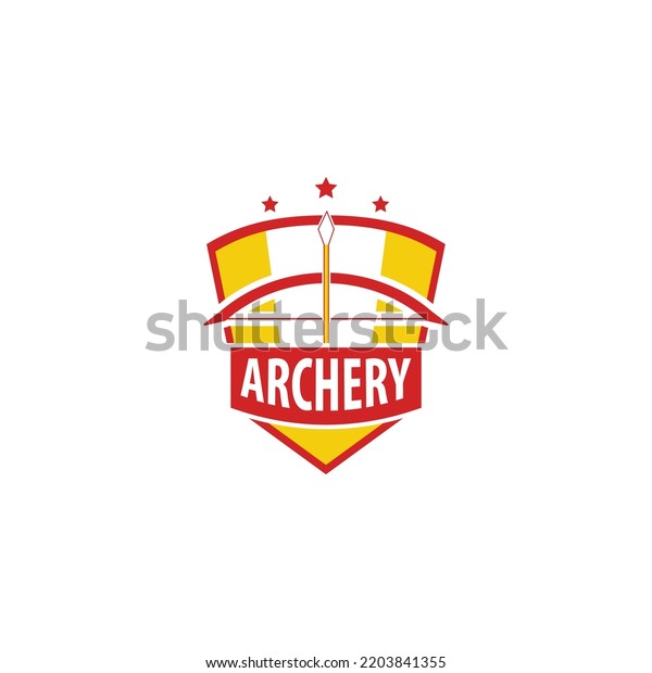 Modern Archery Logo Badge Design Template Stock Vector (Royalty Free ...